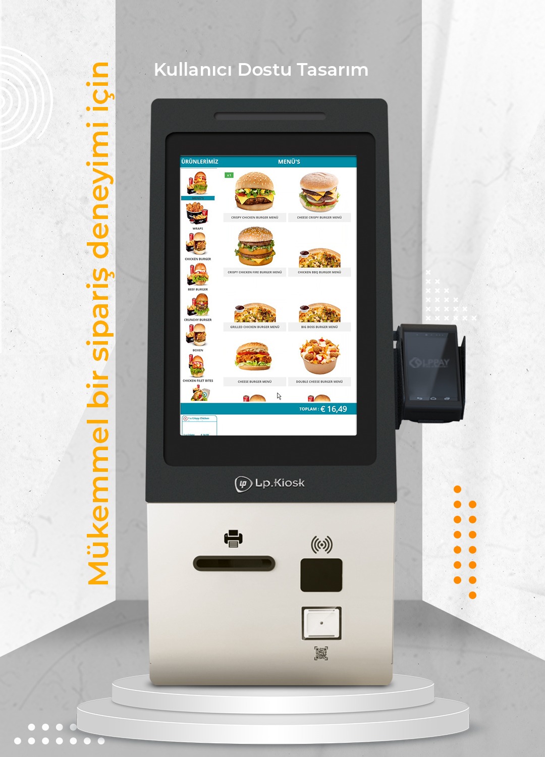 Kiosk - Self Servis Satış Sistemi
